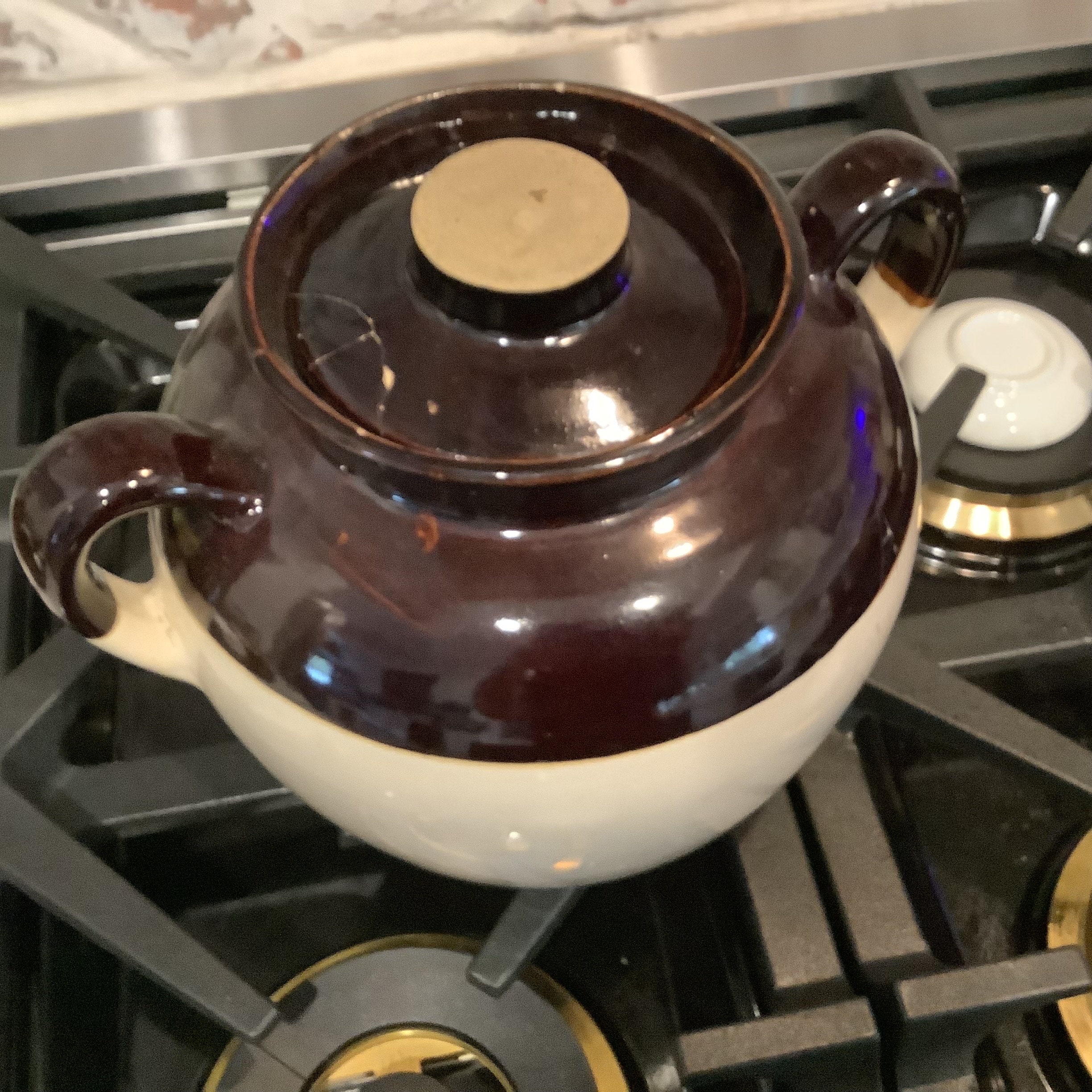 Vintage Ceramic Bean Pot With Lid, Ceramic Crock, Cookware - Etsy