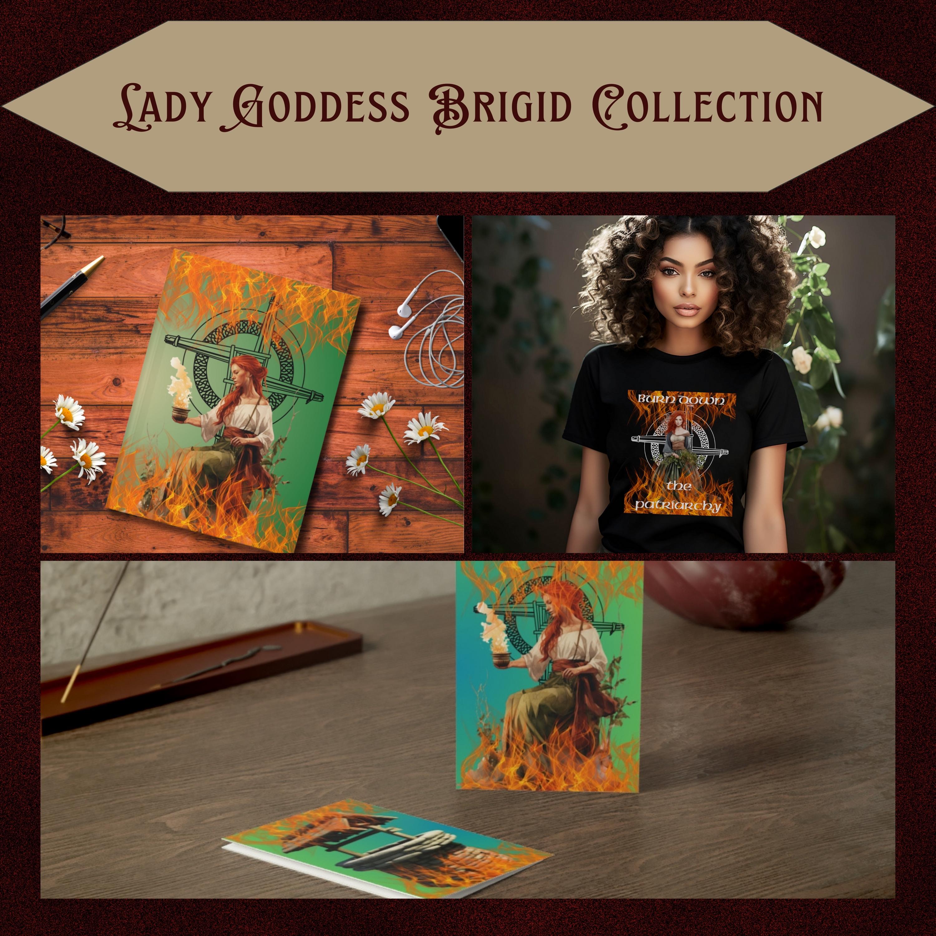 Sacred Invocation: 5 Irish Goddess Brigid Greeting Cards - Etsy
