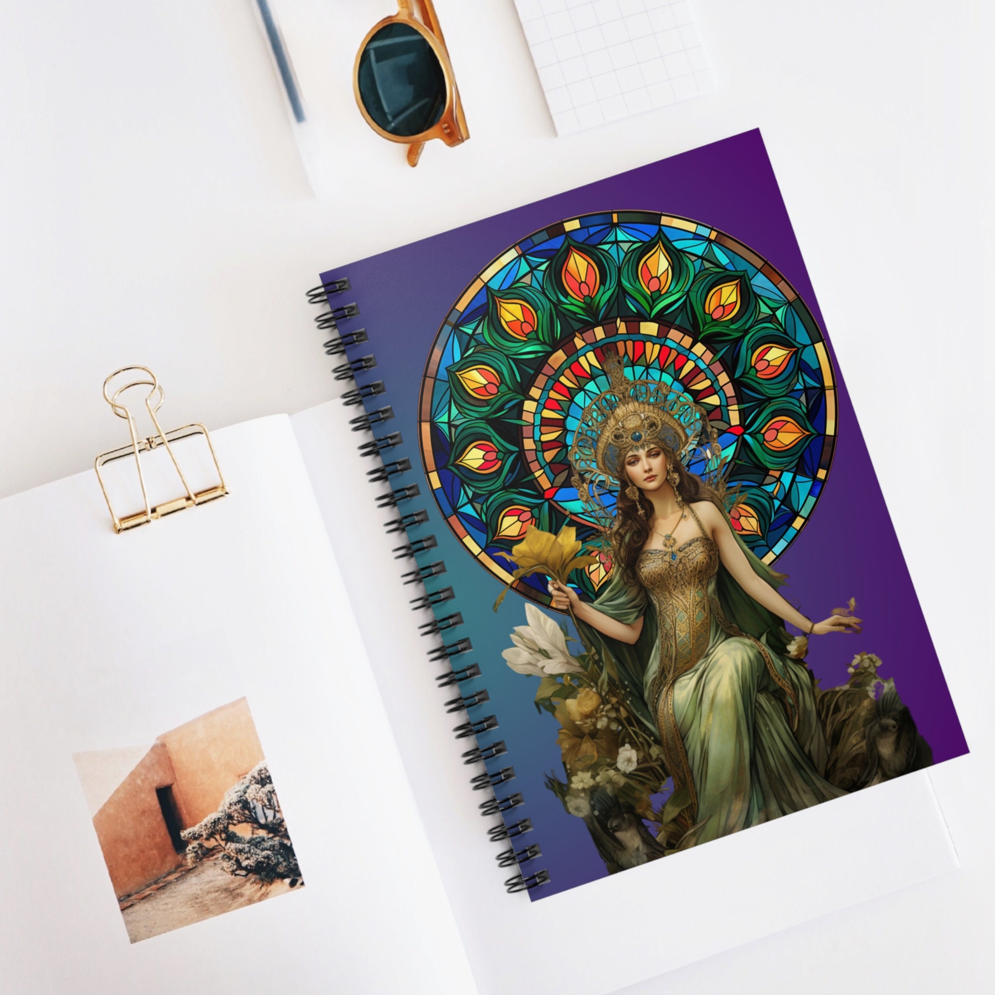 Queen Hera, Greek Goddess, Spiral Bound Lined Journal/notebook - Etsy