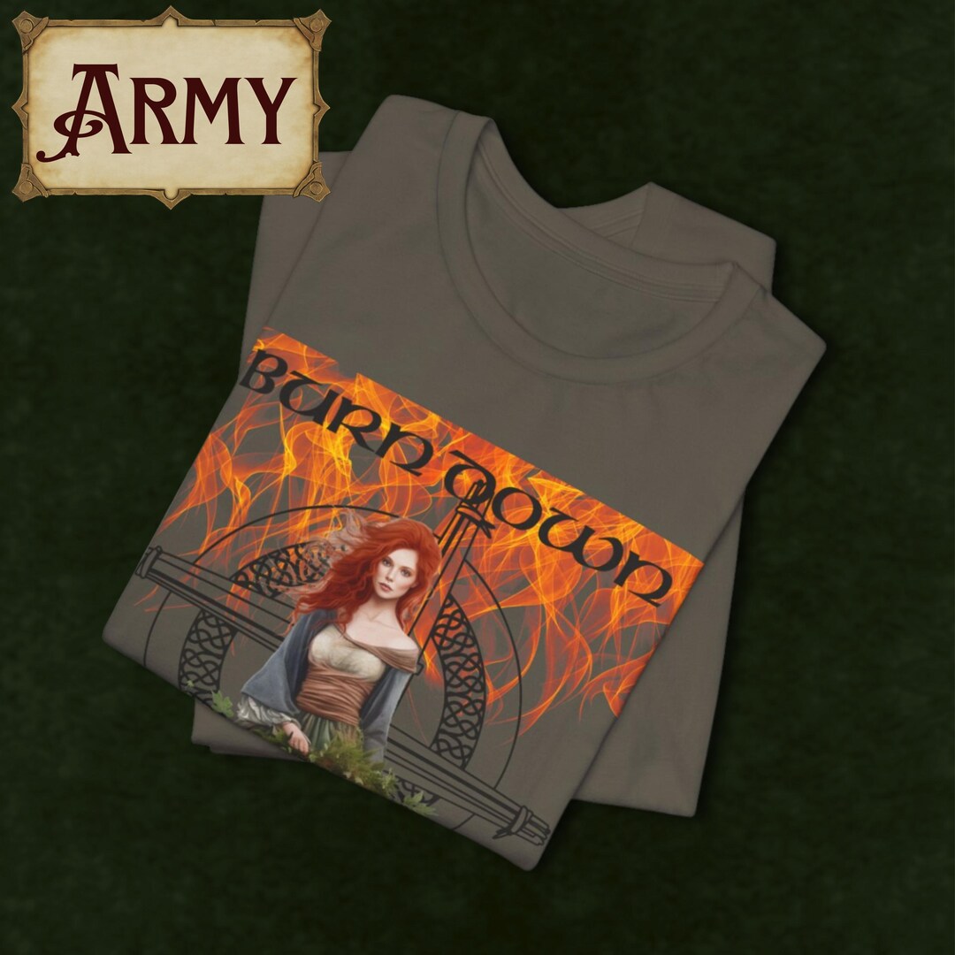 Goddess Brigid Burn Down the Patriarchy T-shirt, Witchy/pagan Feminist ...