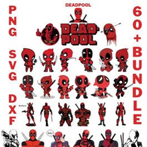 Deadpool Svg - Etsy
