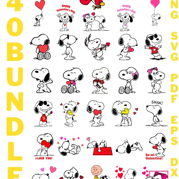 Snoopy Svg - Etsy