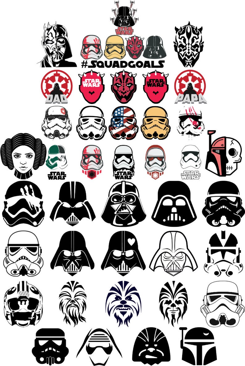 Star Wars Clipart, Starwars Svg, Star Wars Png, Star Wars Font, Star ...