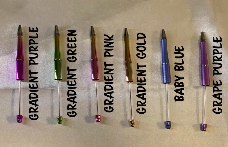 Pink Colored Variety Themed Customizable Beadable Pen Kit mystery ...