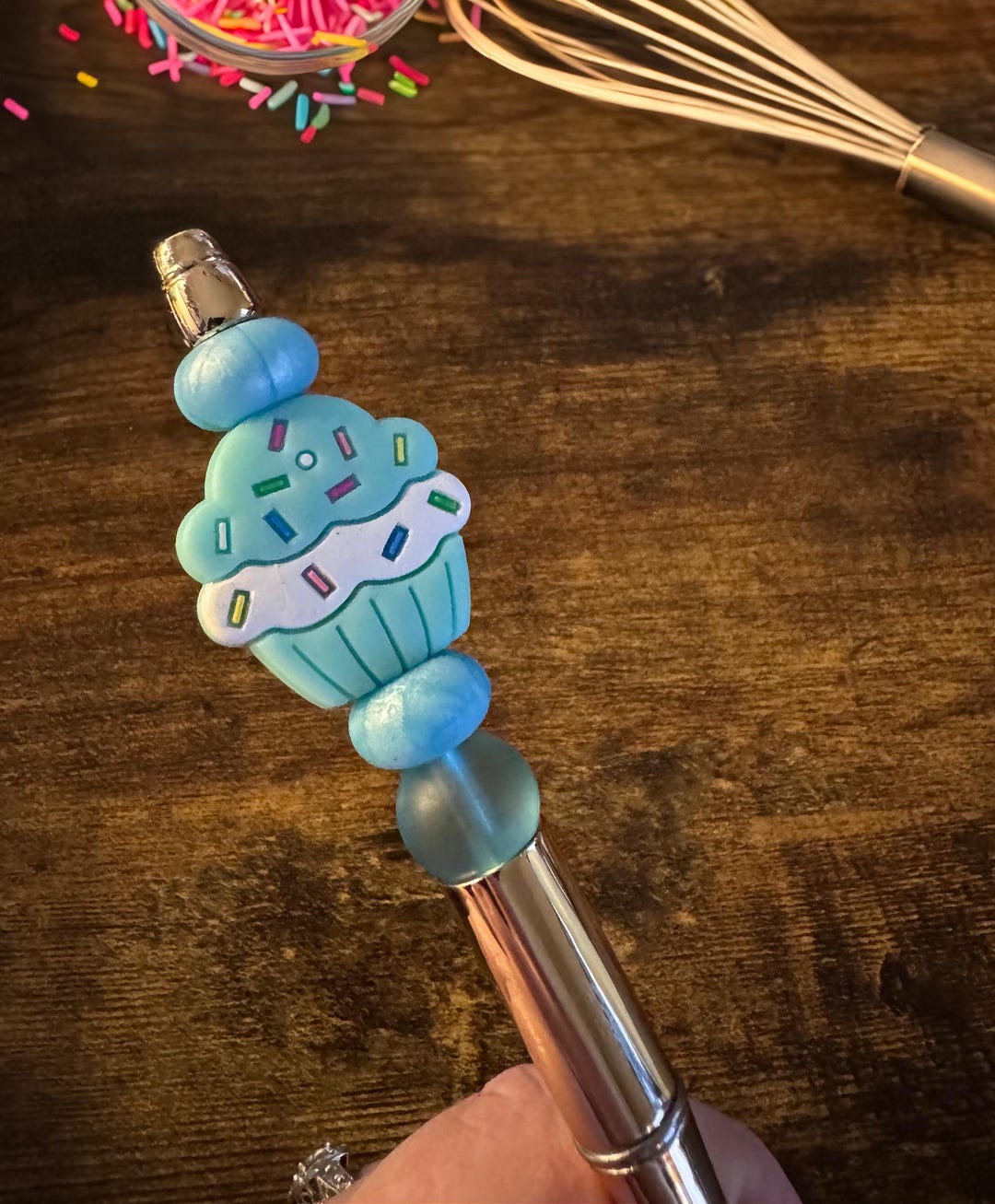 Cupcake Pen (plus 15+ Beads) - Customizable Beadable Pen Kit (mystery ...