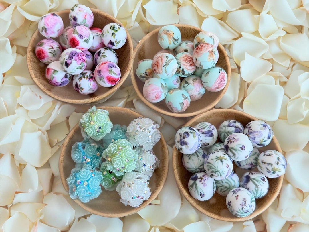 Regency Rose & Lace Bead Pack (10+ Beads) (mystery Assortment) - Etsy