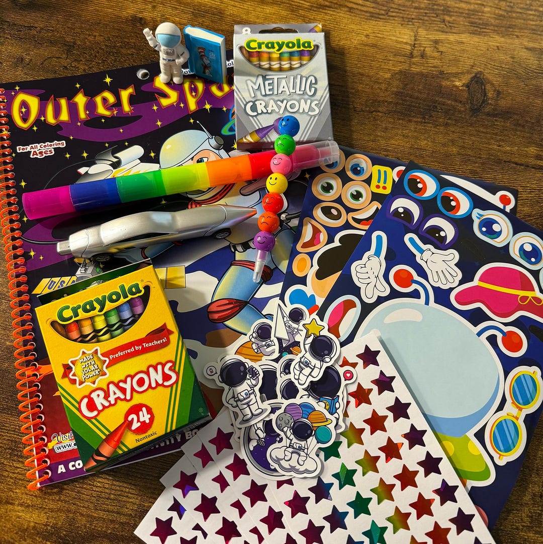 Kids Space Activity Kit - Galaxy Explorer; Activity Stationery Kit ...