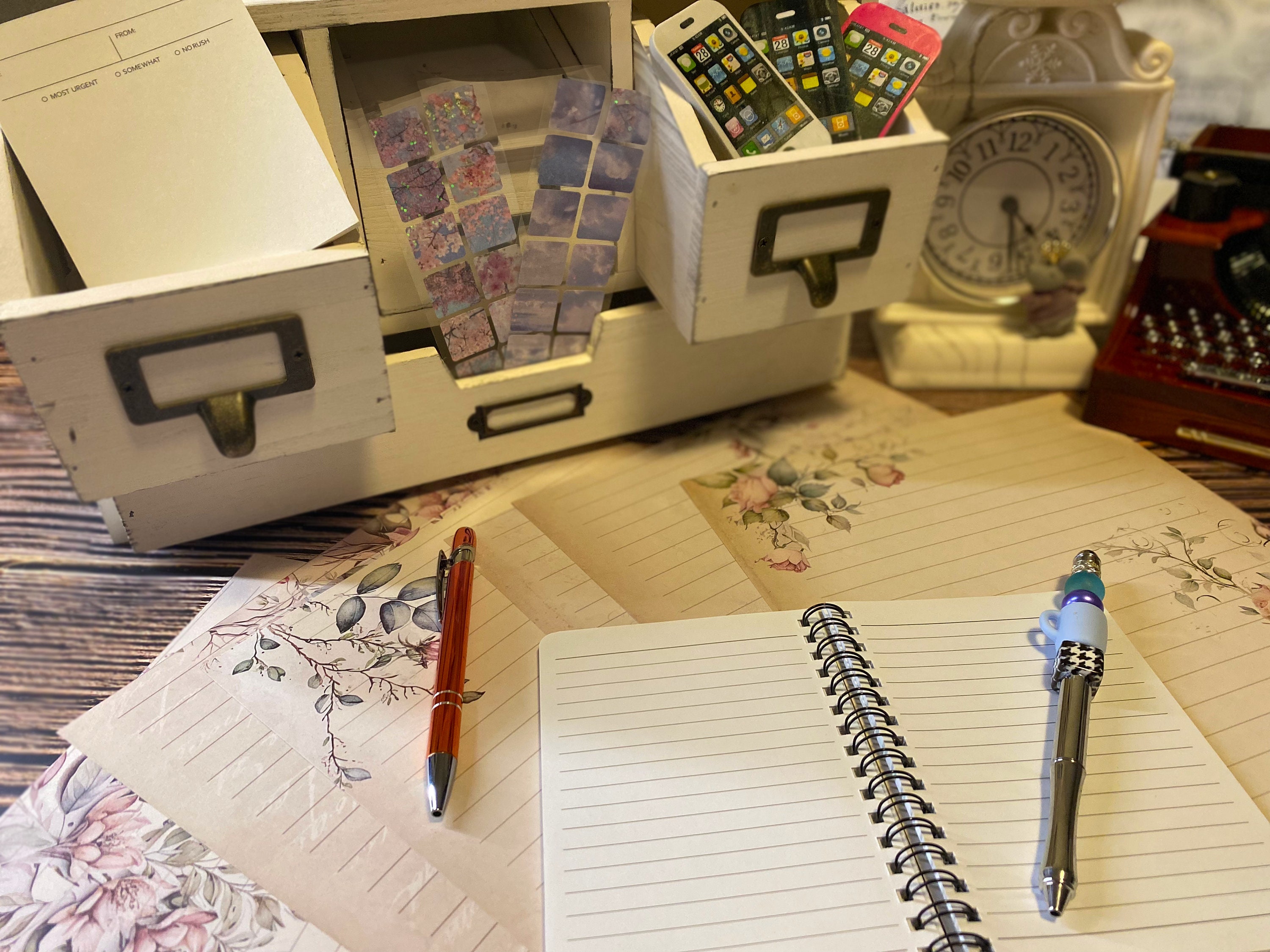 Stationery Kit - Vintage Memo; Office Stationery Kit; Creative Desk Kit ...