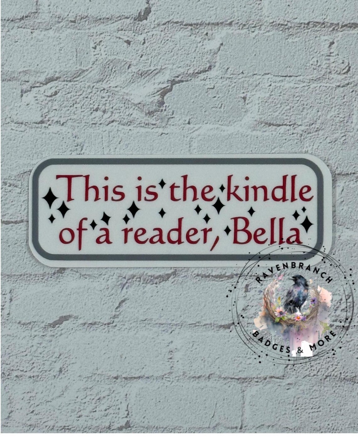 Twilight Saga Stickers, Glossy & Holographic Sparkle, Team Edward - Etsy