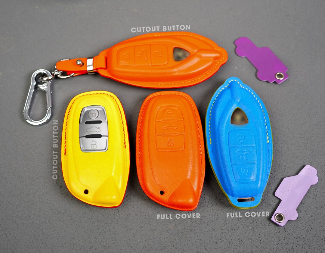Leather Key Cover for Urus, Huracan Evo STO Aventador Roadster ...