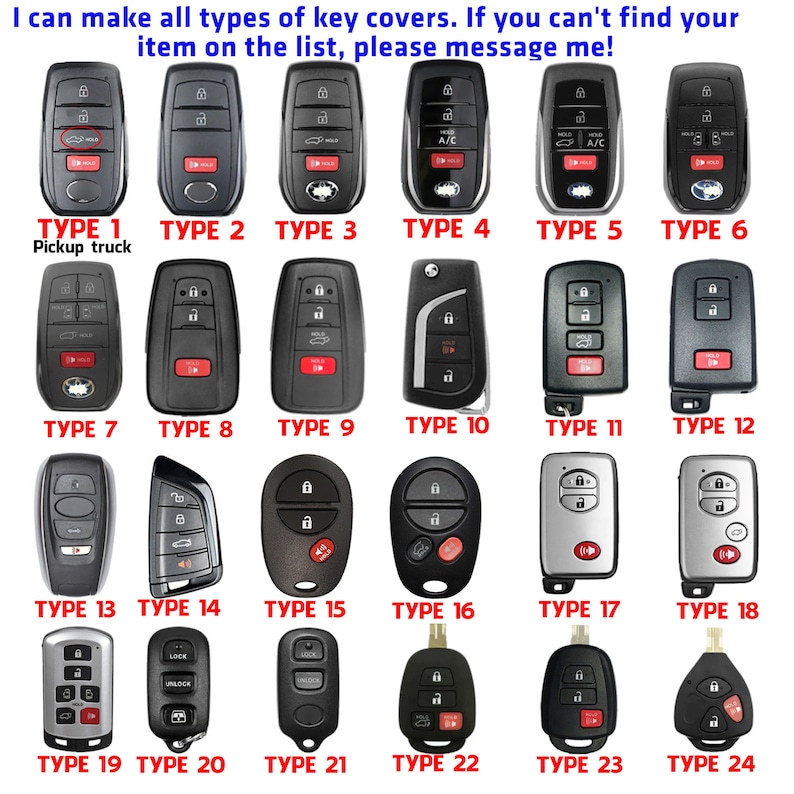 Custom Leather Key Fob Covers for 1794 Editon Tundra 2022-2024, TRD ...