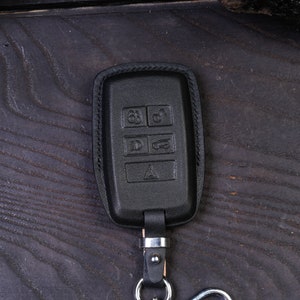 Leather Key Fob Cover Rover Models 2024- Fits Discovery, LR2, LR3 ...