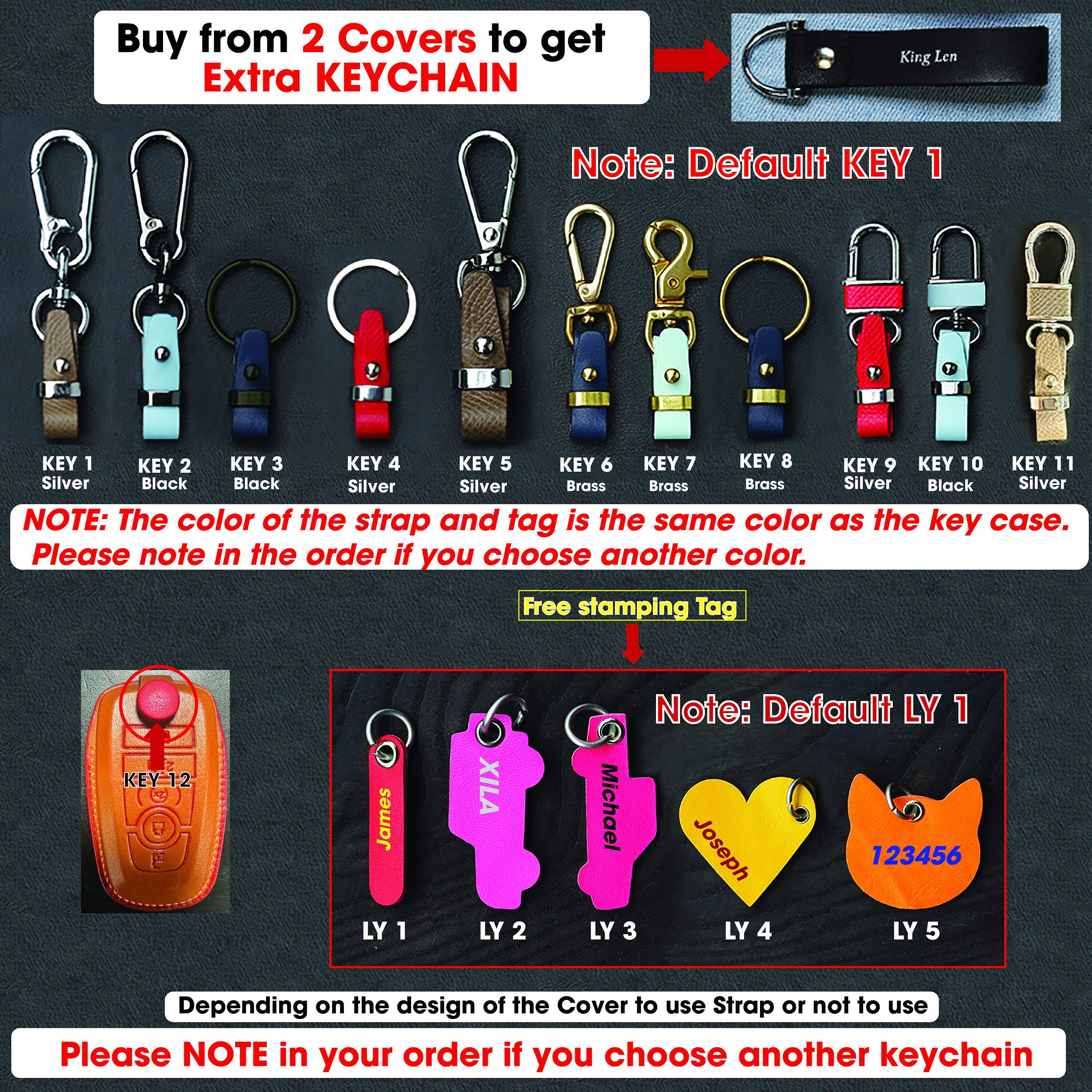 Handcrafted Leather Key Cover for 48 1200 883 Street Glide Sportster ...