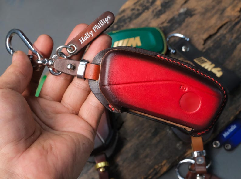 Leather Key Fob Cases for X7 G07, Ix, Xm, I7, 2024 M8, F15, F16, E53 ...