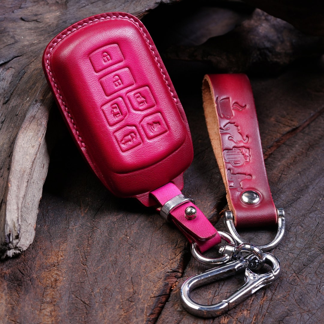 Leather Key Fob Cover 2023 Tacoma TRD Pro Tundra 4runner Toyota Pickup ...