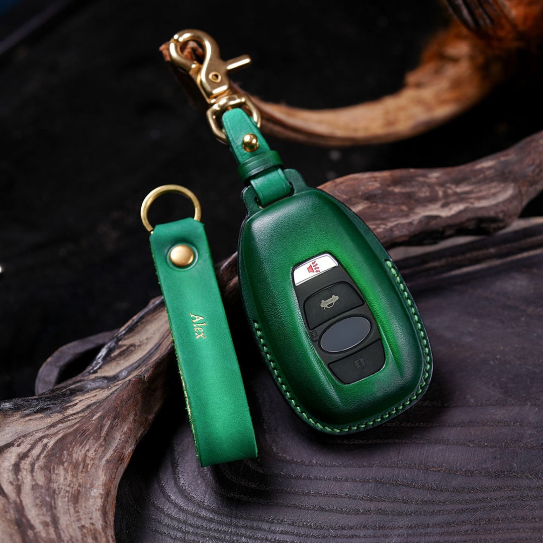 Leather Key Fob Cover for Toy GR86 2021-2023, ZN8 RZ Premium Keyless ...