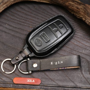 Toyota Corolla GR 2023-2024 Handcraft Leather Key Fob Cover Key Chains ...