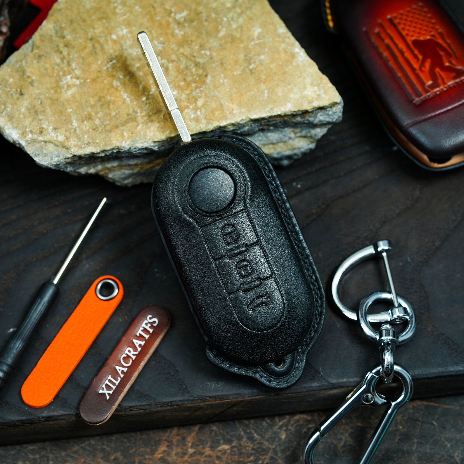 Key Fob Cover Case Fit for 500, 500e, 500c, 500x Toro Argo Cronos ...