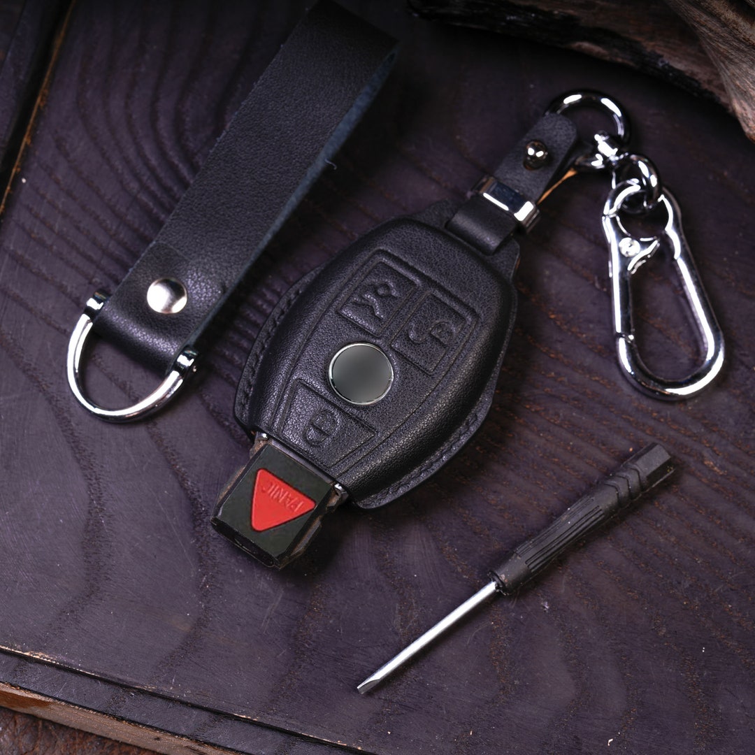 Mercedes Leather Key Fob Cover for C, E, G Class, Glc, Cls, Cla, GL ...