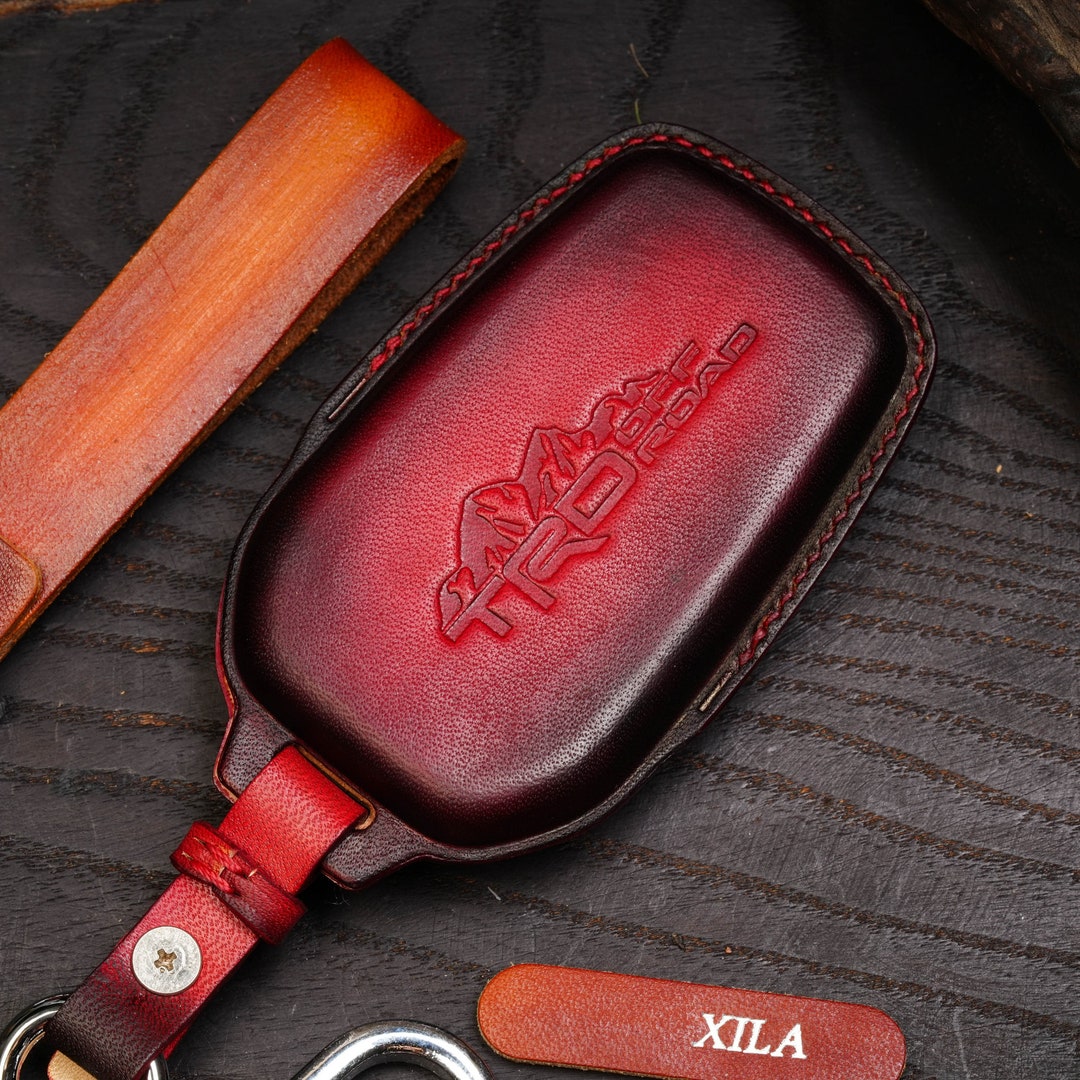 Toyota Tundra 2021-2024 TRD Pro Leather Key Fob Case for Durable Cover ...