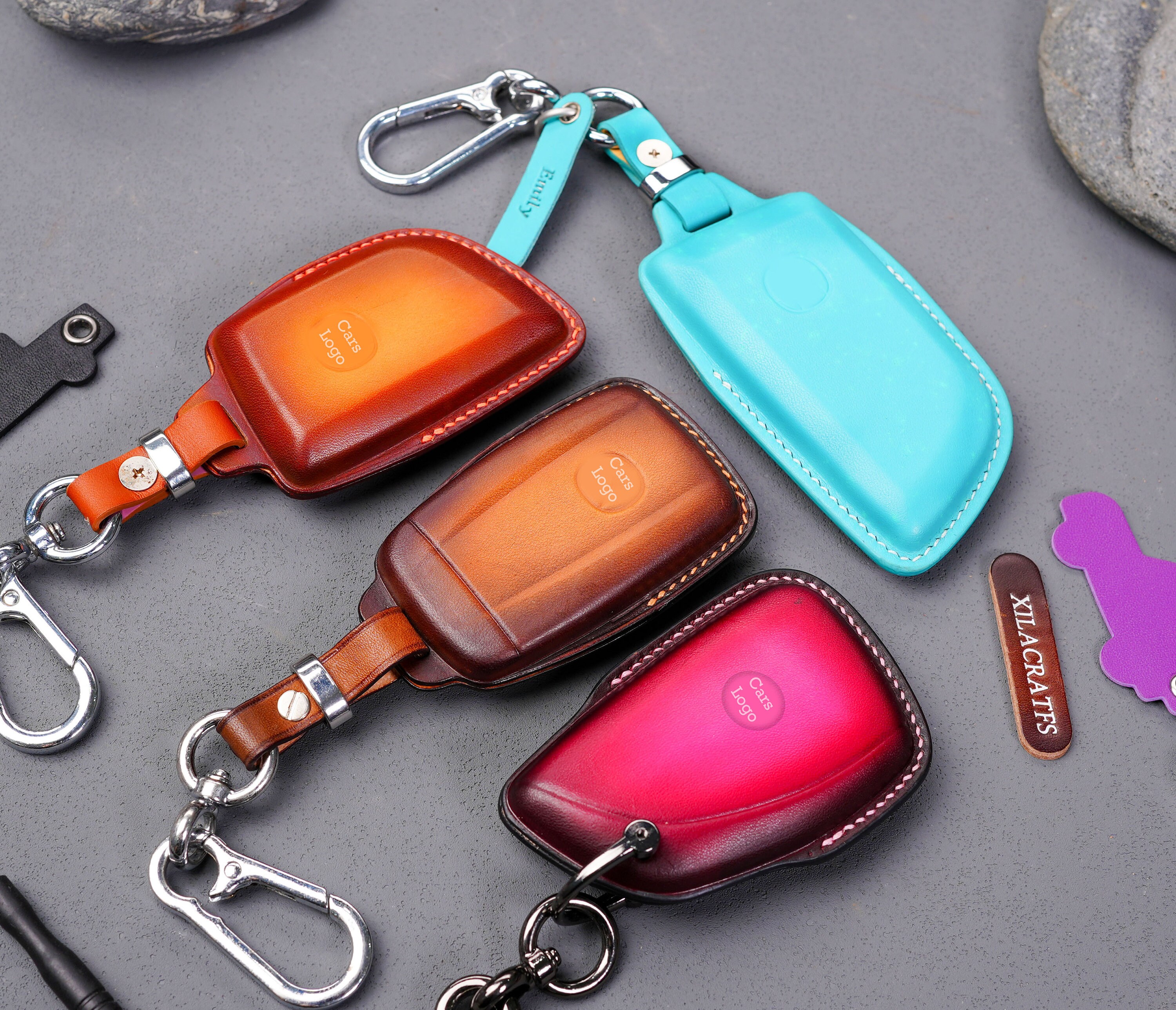 Acura 2008-2025 Custom Leather Key Fob Cover for MDX ,zdx Rdx TLX Ilx ...