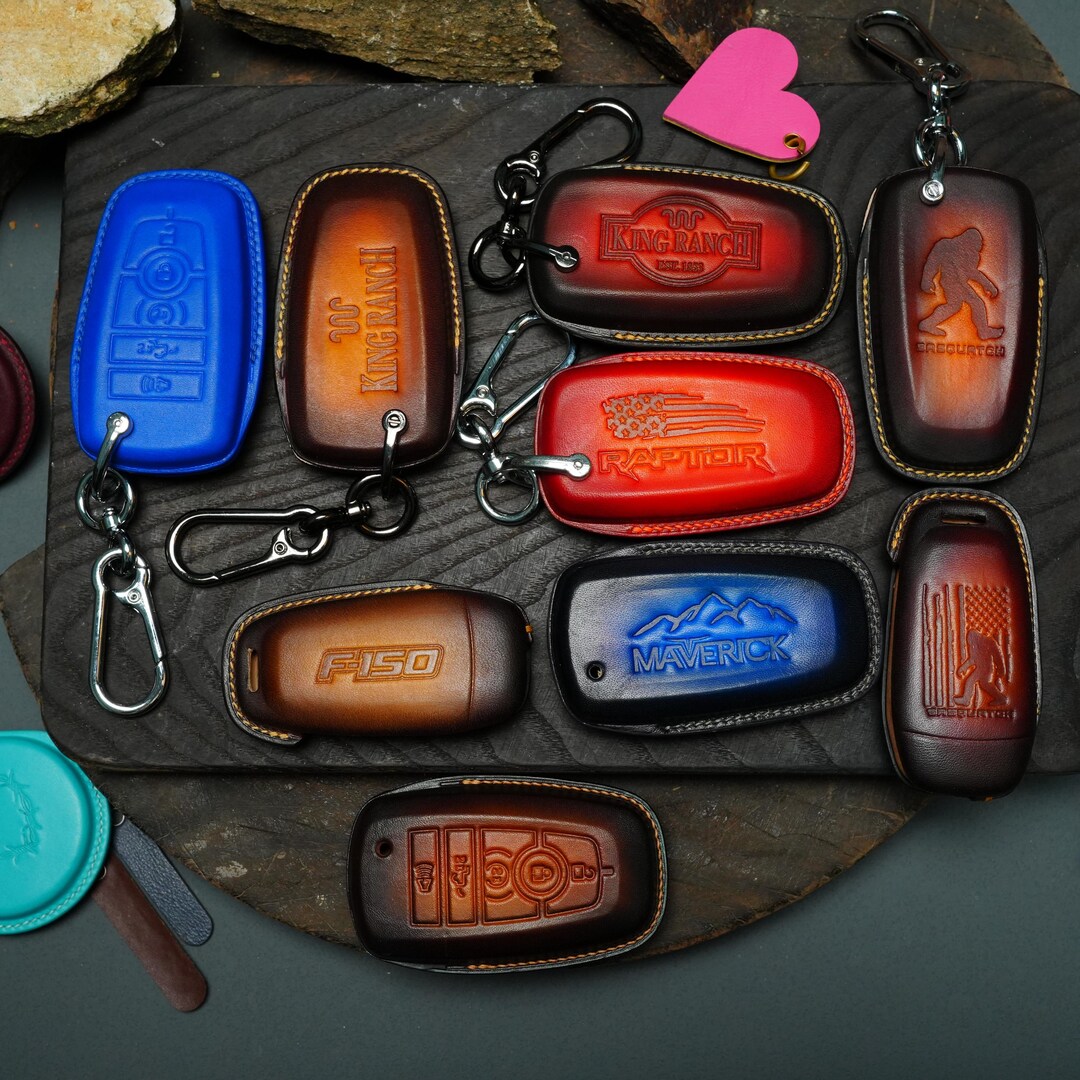Ford Expedition Leather Key Fob Cover – Fits F-150, Tremor, F250 ...