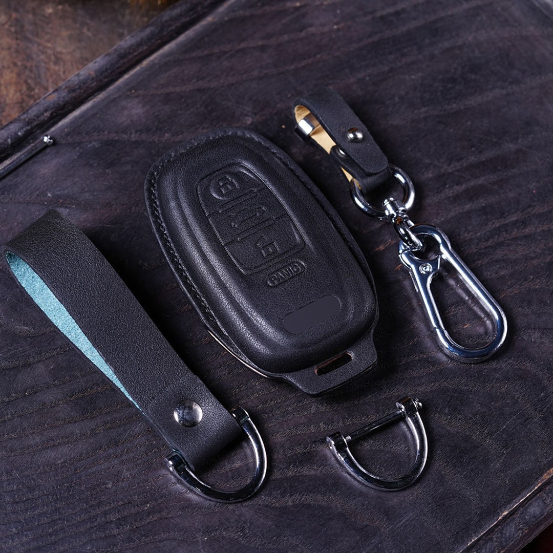 Leather Key Fob Covers: A1-A7 Q3 Q5 Q7 E-tron A6/a6l A8 Q8 C8 S7 S8 Sq8 ...