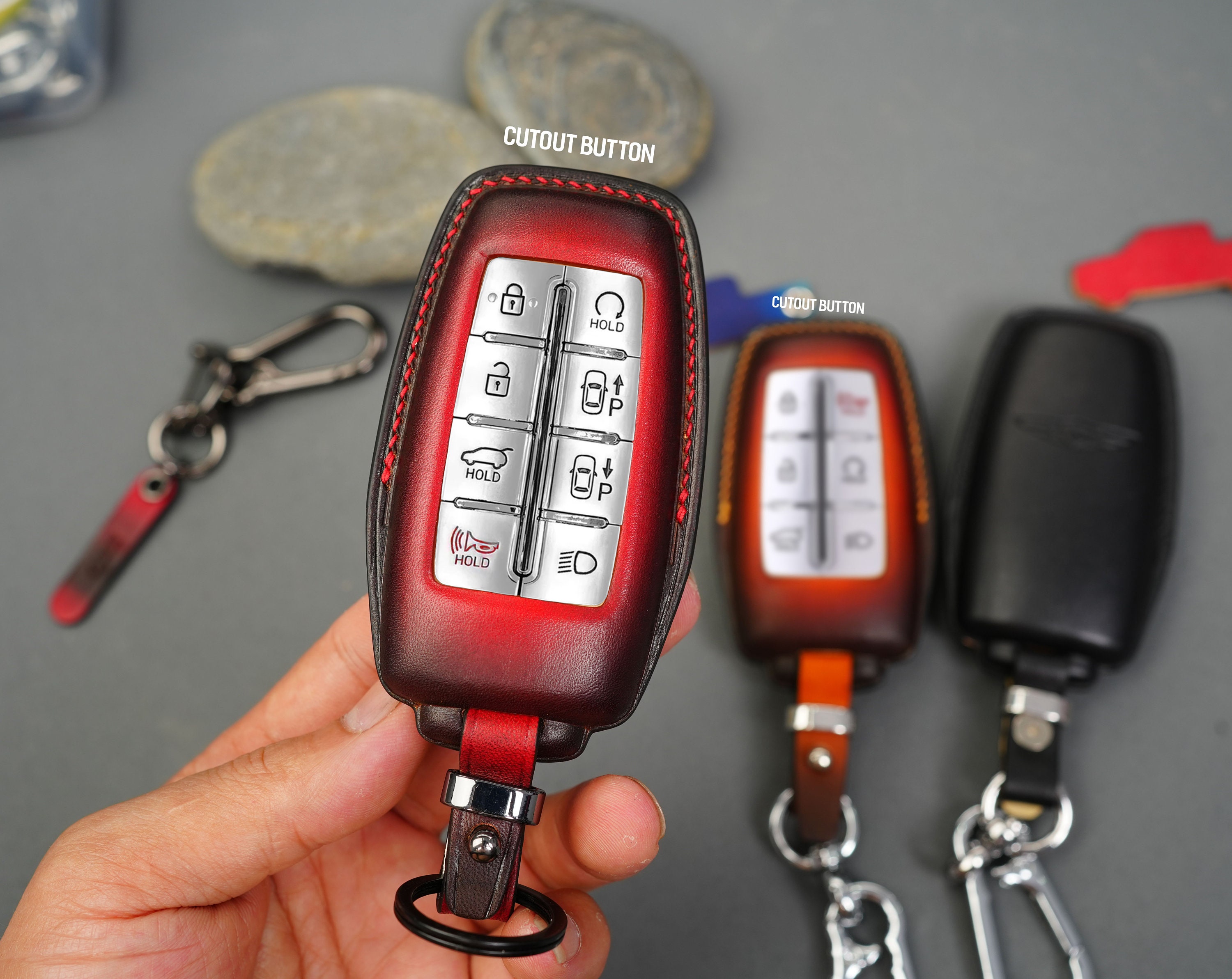 Genesiss GV70, GV80, G70, G80, G90 Key Fob Cover (2014-2025 ...