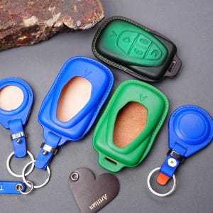 Vinfast VF8 Lux Key Fob Cover - Handcrafted Leather Case for VF8 Lux ...