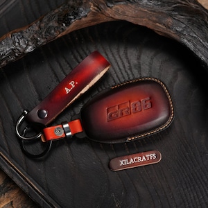 Leather Key Fob Cover for GR86 2021-2024, Fits GR86 RX, Supra GT4 Sport ...