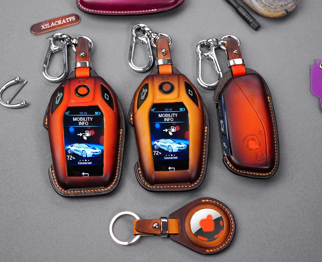 BMW Handcrafted Leather Key Case for All Models 2013–2025, Fits BMW ...