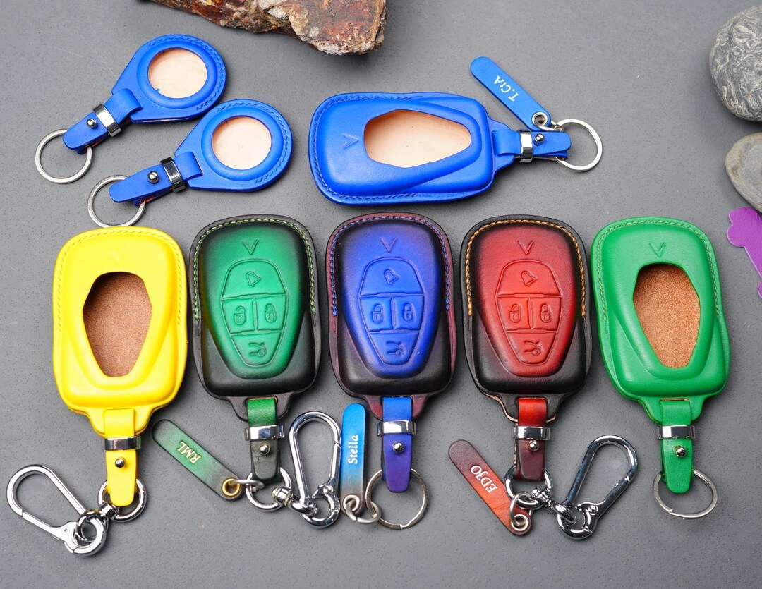 Vinfast VF8 Lux Key Fob Cover - Handcrafted Leather Case for VF8 Lux ...