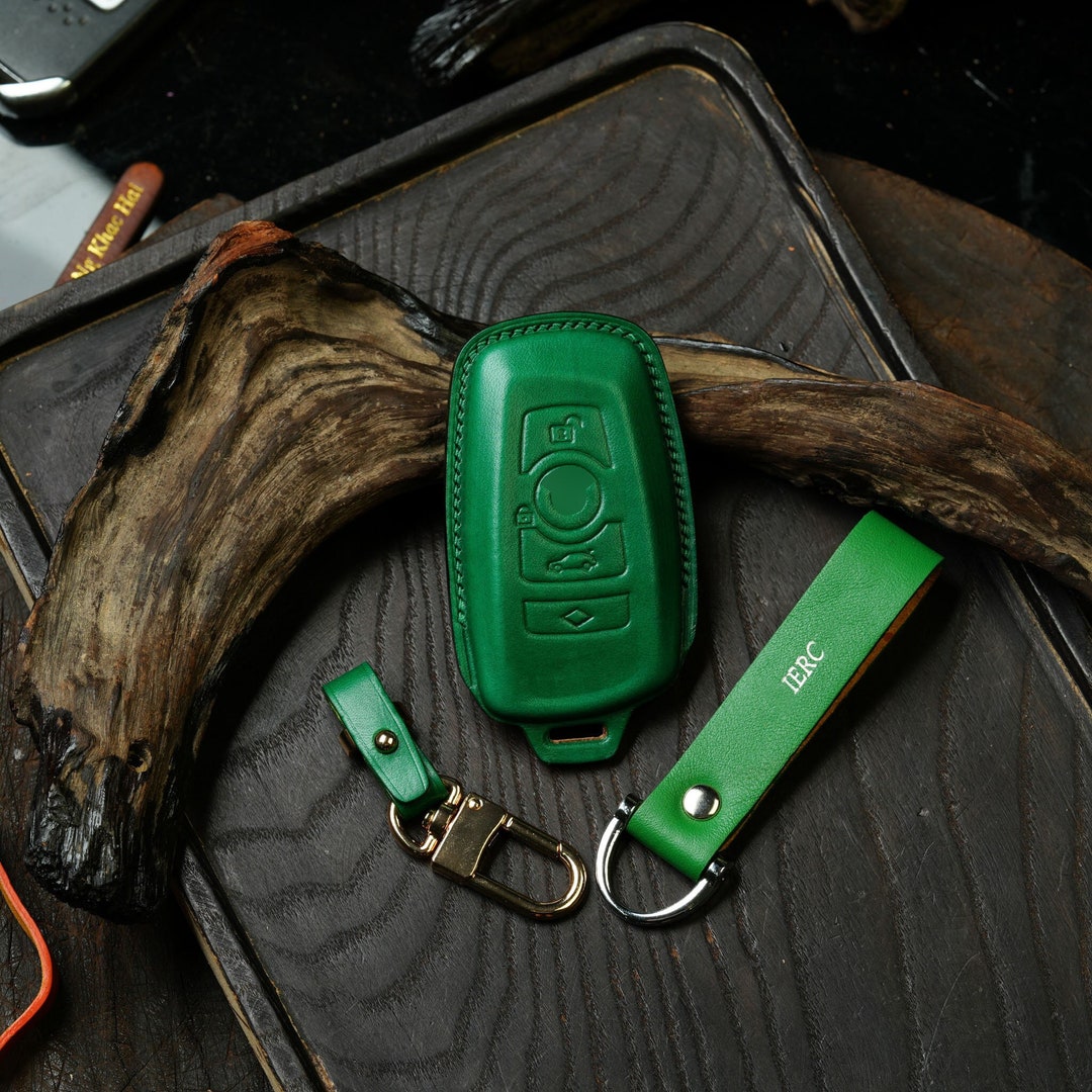 All BMW Leather Key Fob Cover for 3 5 7 Series 318i 320i 325i 330i 523i ...