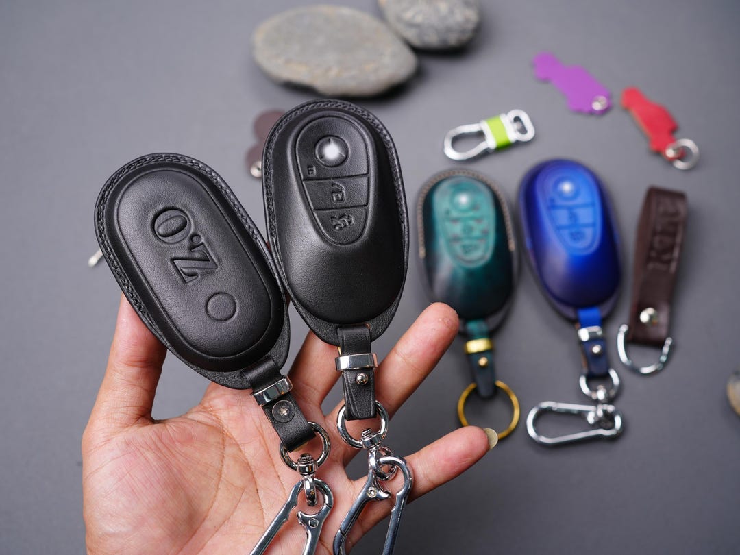 All Mercedes-benz Leather Key Fob Cover – Fits GLC Eqe GLE, S-class C ...