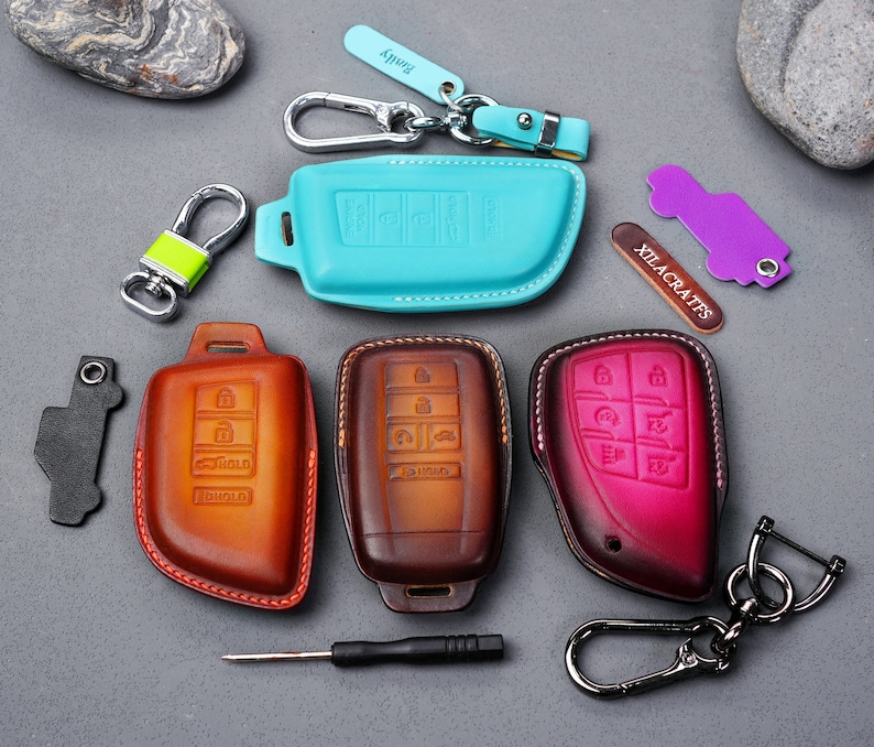 Acura 2008-2025 Custom Leather Key Fob Cover for MDX ,zdx Rdx TLX Ilx ...