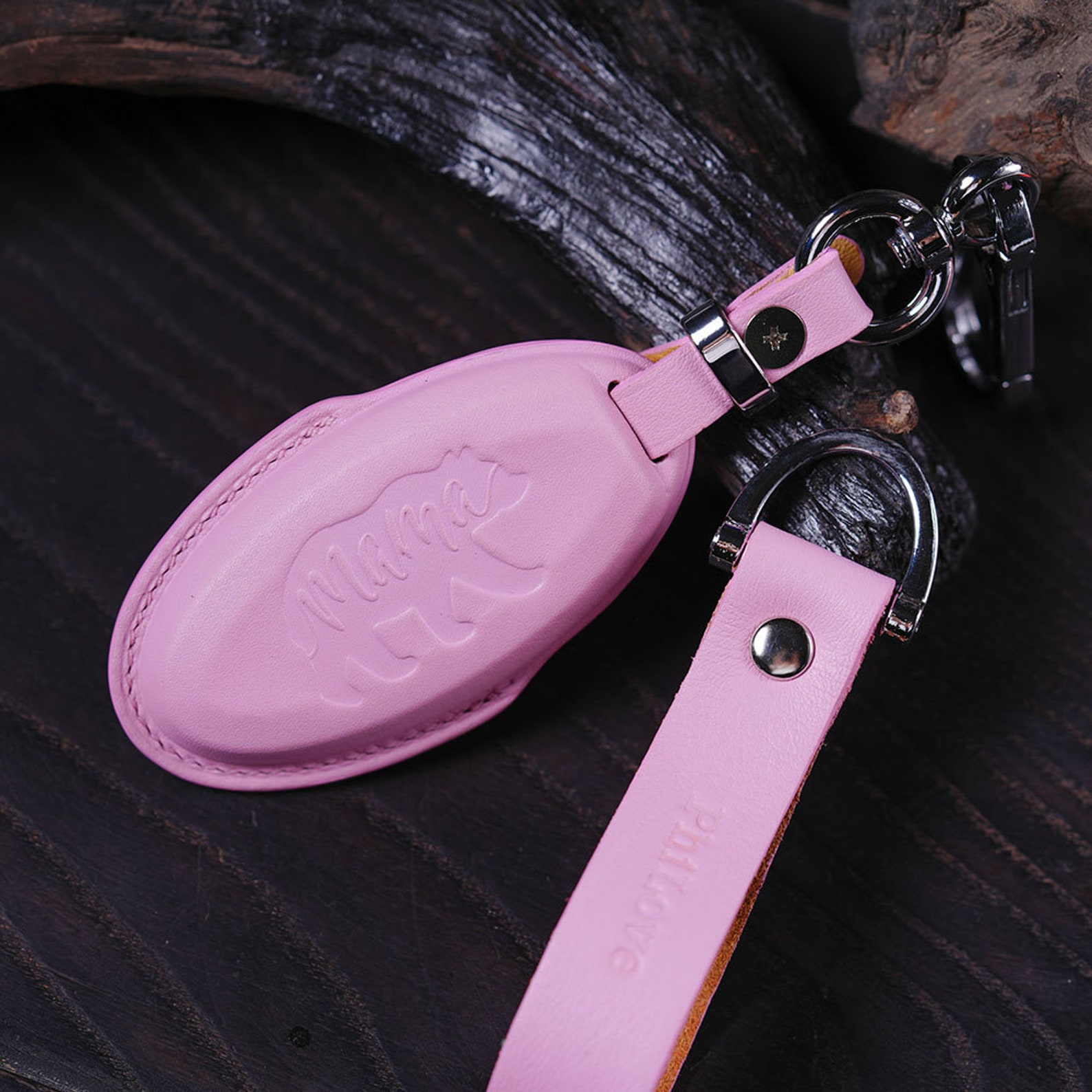 Mama Bear Pink Cute Key Fob Cover 2023-2024 Pathfinder, Altima, Armada ...