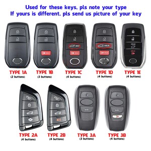 Leather Key Fob Cover for GR86 2021-2024, Fits GR86 RX, Supra GT4 Sport ...