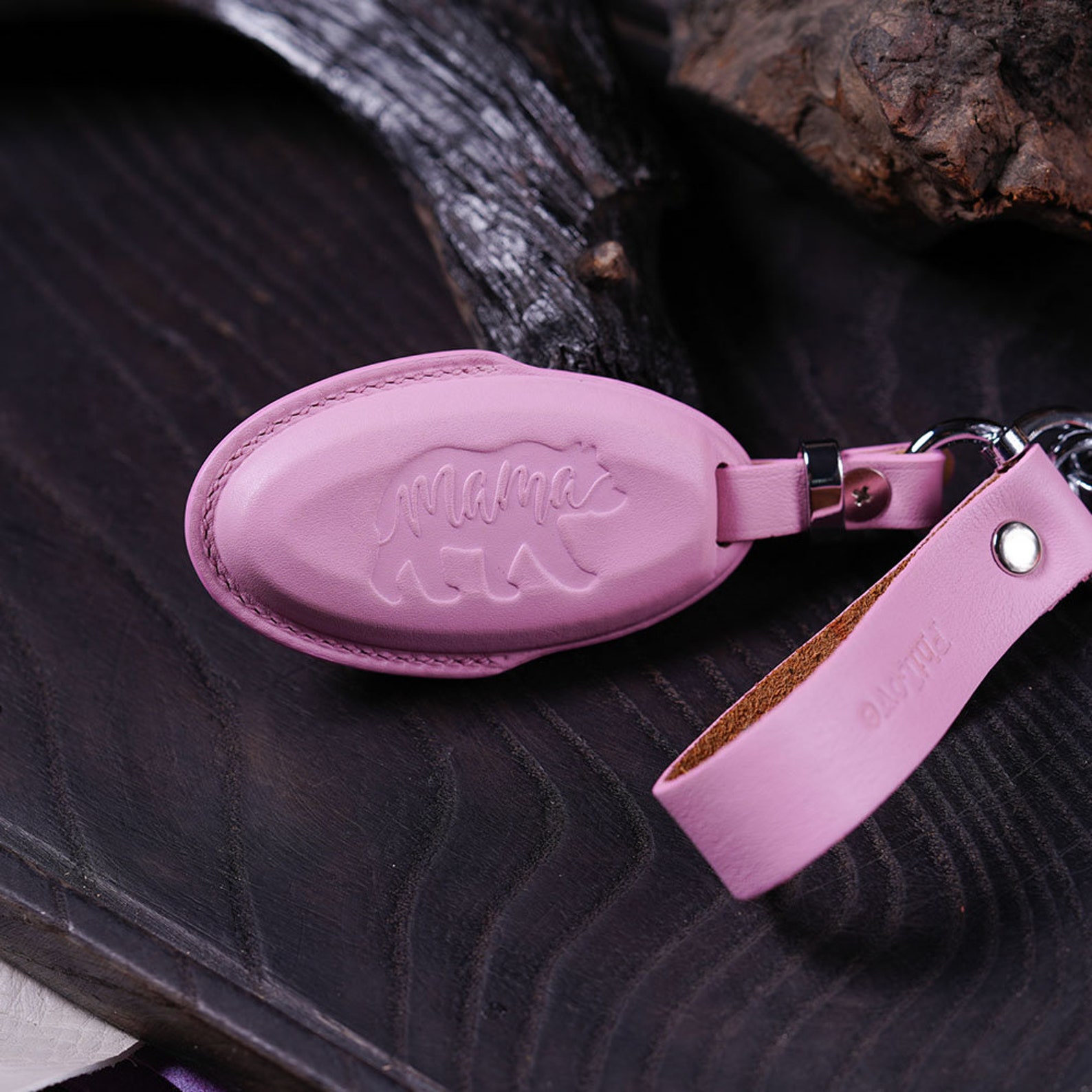 Mama Bear Pink Cute Key Fob Cover 2023-2024 Pathfinder, Altima, Armada ...