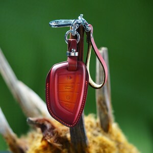 Leather Key Fob Cover Fit GR Supra, A90, MK4, MK5, GR86 (2021-2024) A91 ...