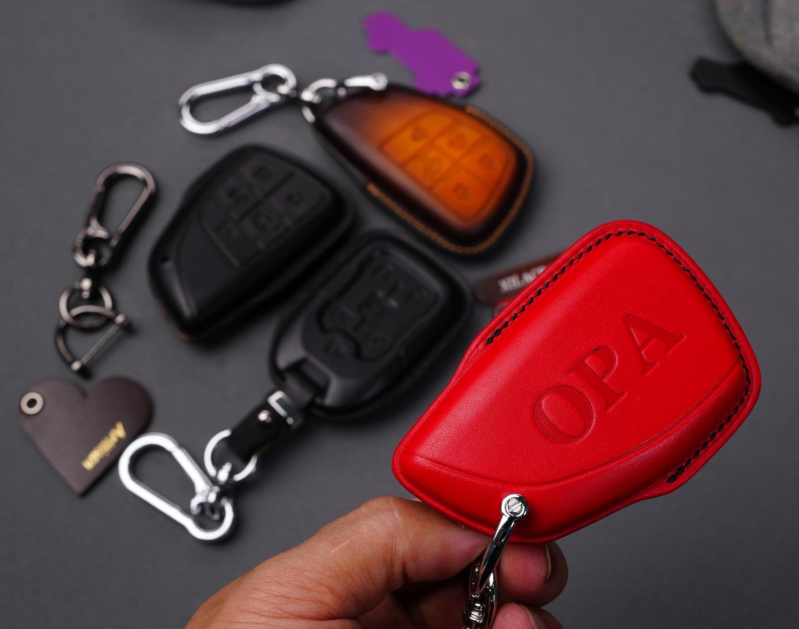 Buick Encore GX Leather Key Fob Cover – Custom Remote Holder for ...