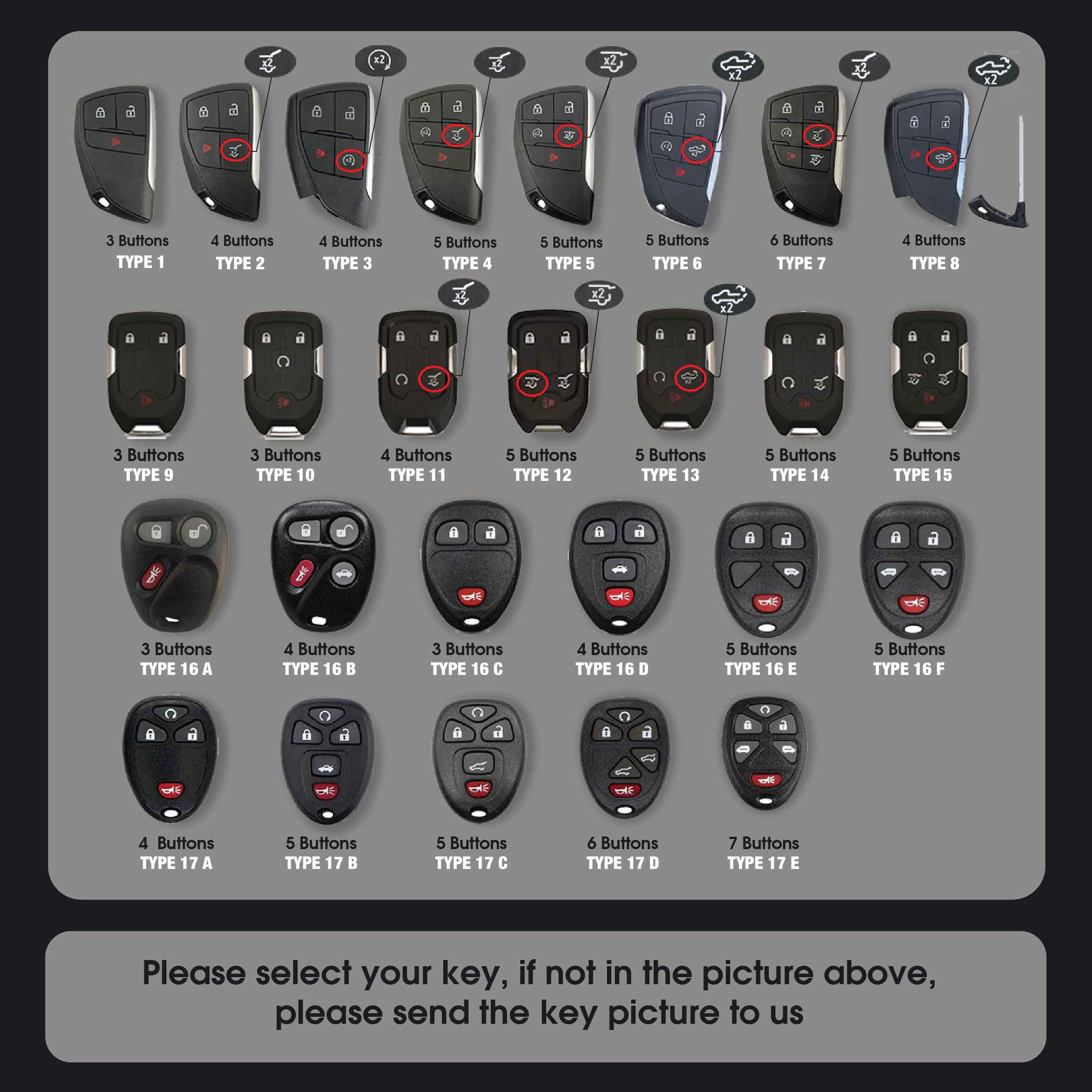 Personalized Leather Key Fob Cover for GMC 2024 Chevy 5/6 - Etsy