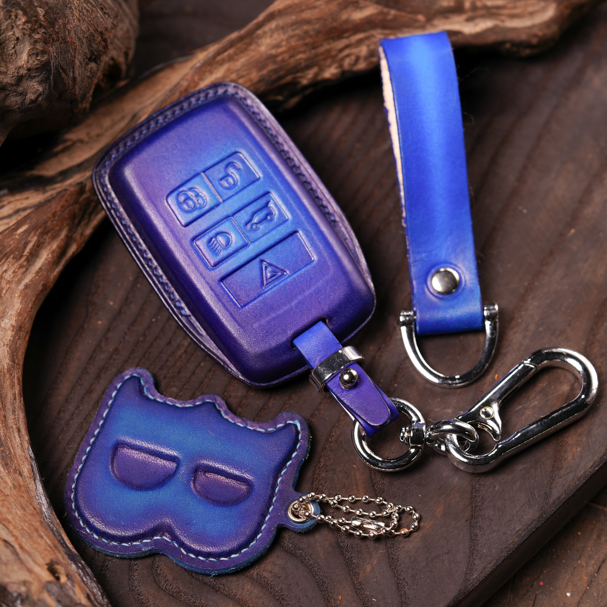 Lan Rover 2010 - 2025 Leather Key Fob Cases for Defendervelar ...