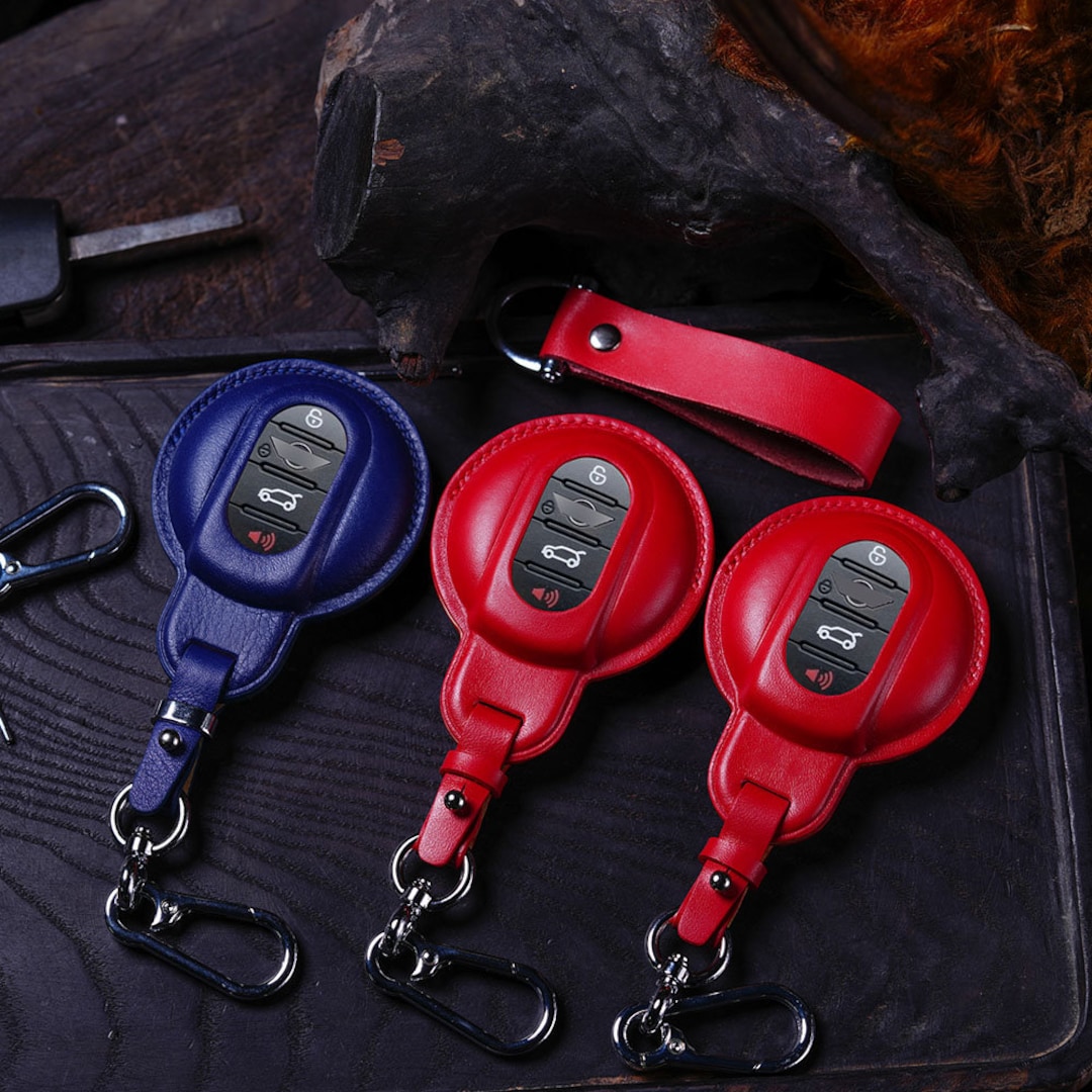 MINI Cooper SE Ev Key Case -handcrated Leather Key Fob Cover for Cooper ...