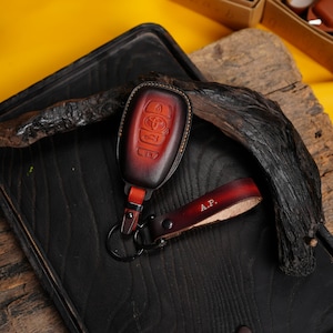 Leather Key Fob Cover for GR86 2021-2024, Fits GR86 RX, Supra GT4 Sport ...