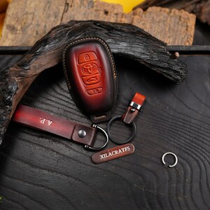 Leather Key Fob Cover for GR86 2021-2024, Fits GR86 RX, Supra GT4 Sport ...
