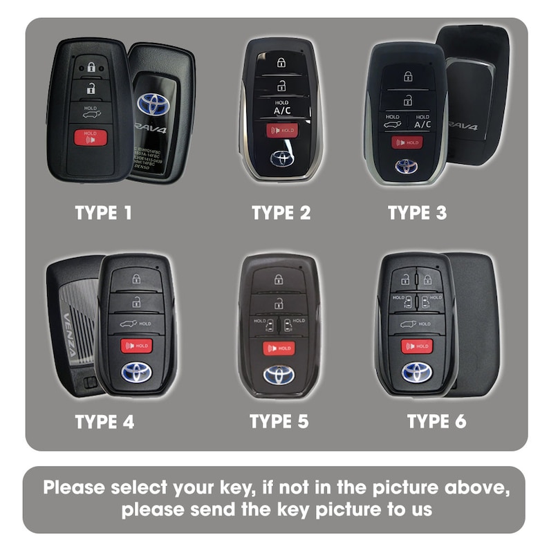 Leather Key Fob Cover 2022-2024 Toyota RAV4 Venza Bz4x - Etsy Australia