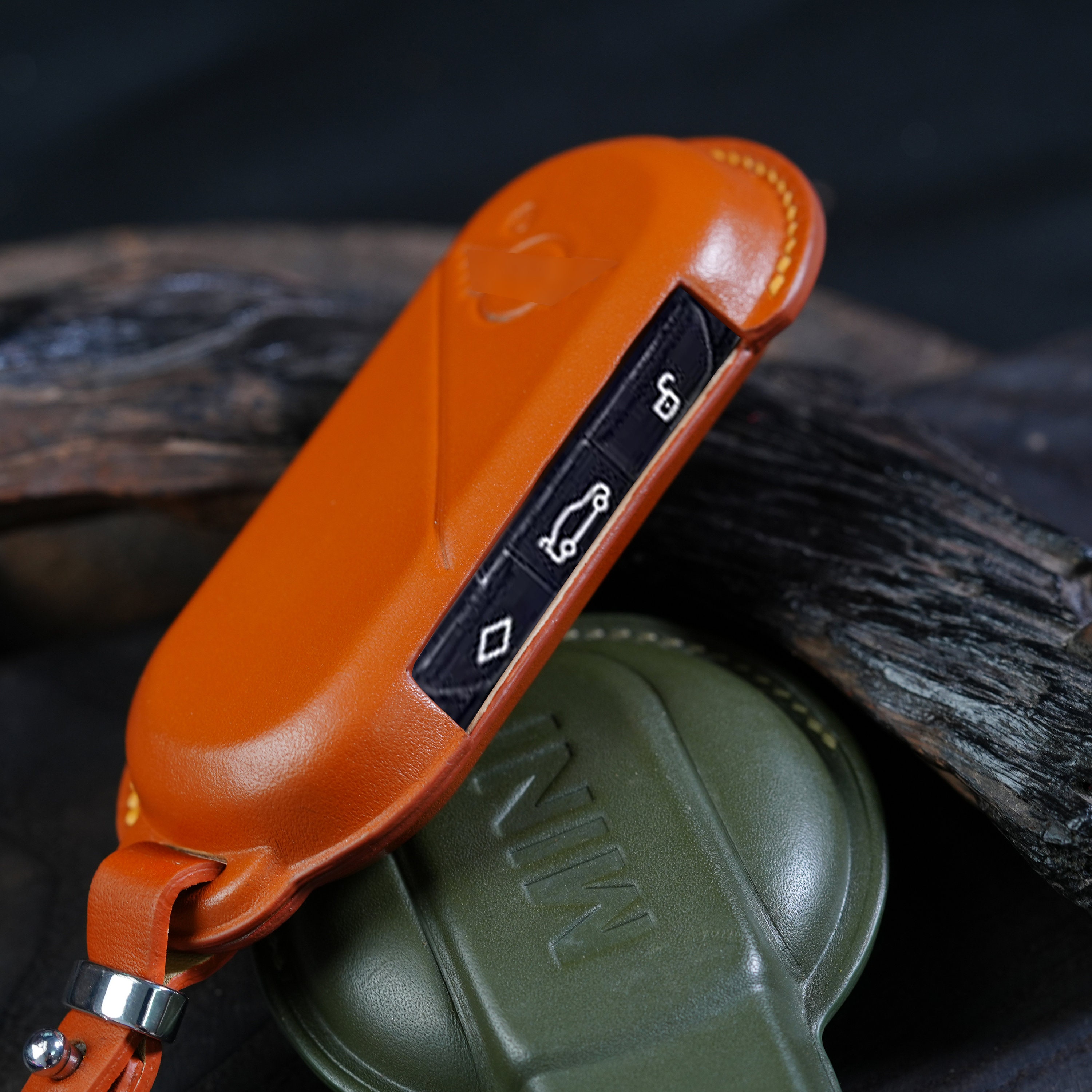 Smart Key Protector Fashion Leather Key Fob Cover For Mini Cooper ...