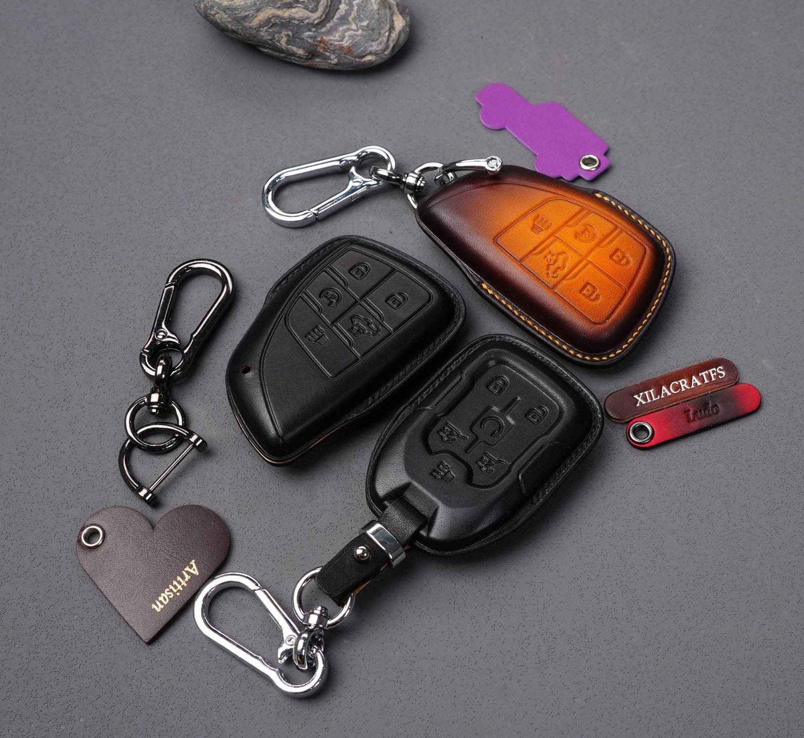Buick Encore GX Leather Key Fob Cover – Custom Remote Holder for ...