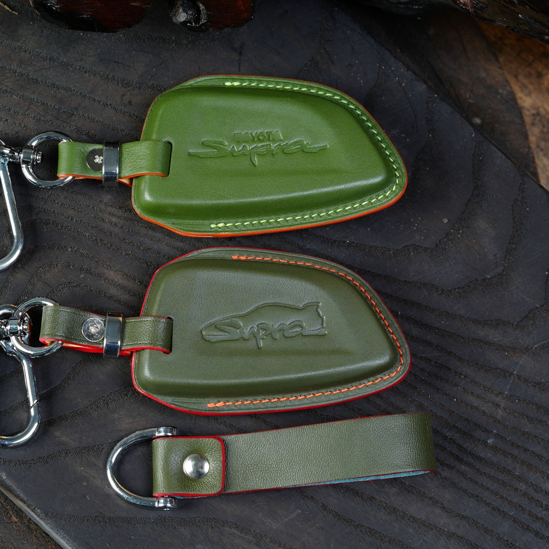Toyo GR Supra GR86 Custom Leather Key Fob Holder for Toyo GR86 RZ GR ...