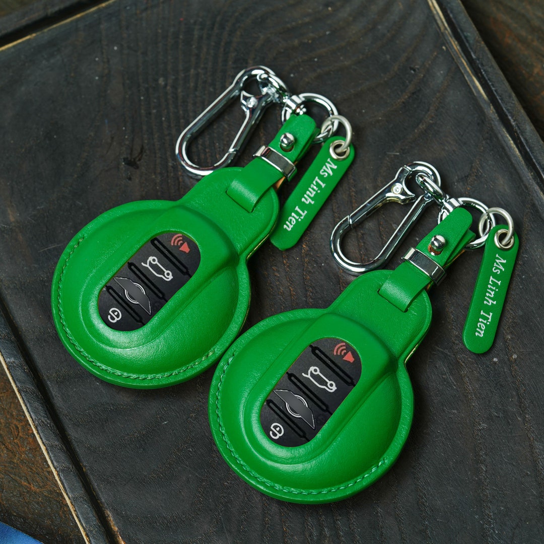 MINI Convertible Key Fob Cover – Handmade Leather Case for F57, JCW, S ...